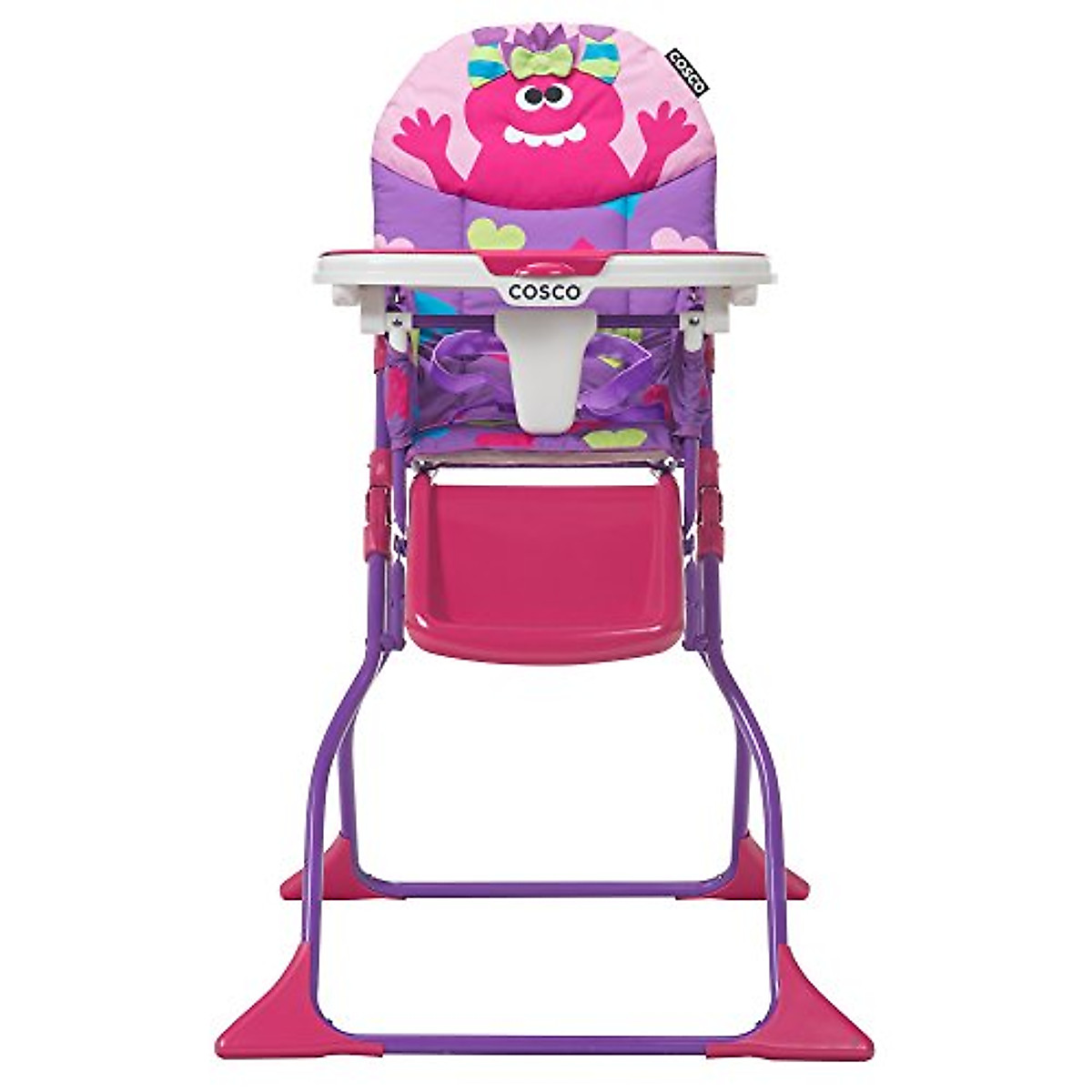 Cosco Simple Fold Deluxe High Chair, Monster Shelley