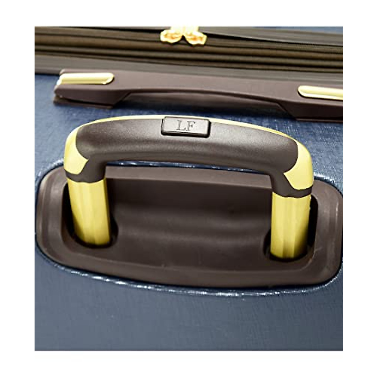 London Fog Brentwood II Expandable HARDSIDE Spinner, Blue, Carry-On 20-Inch