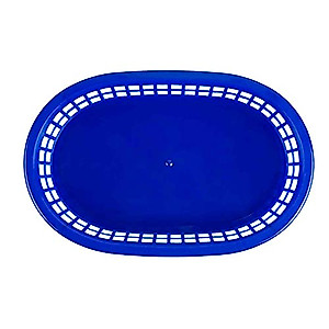 Plastic Royal Blue Basket 10.5X7X1, 36 ct.