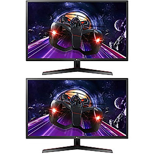 LG 32MP60G-B 31.5 inch Full HD 1920x1080p 16:9 1ms AMD FreeSync IPS Monitor 2 Pack