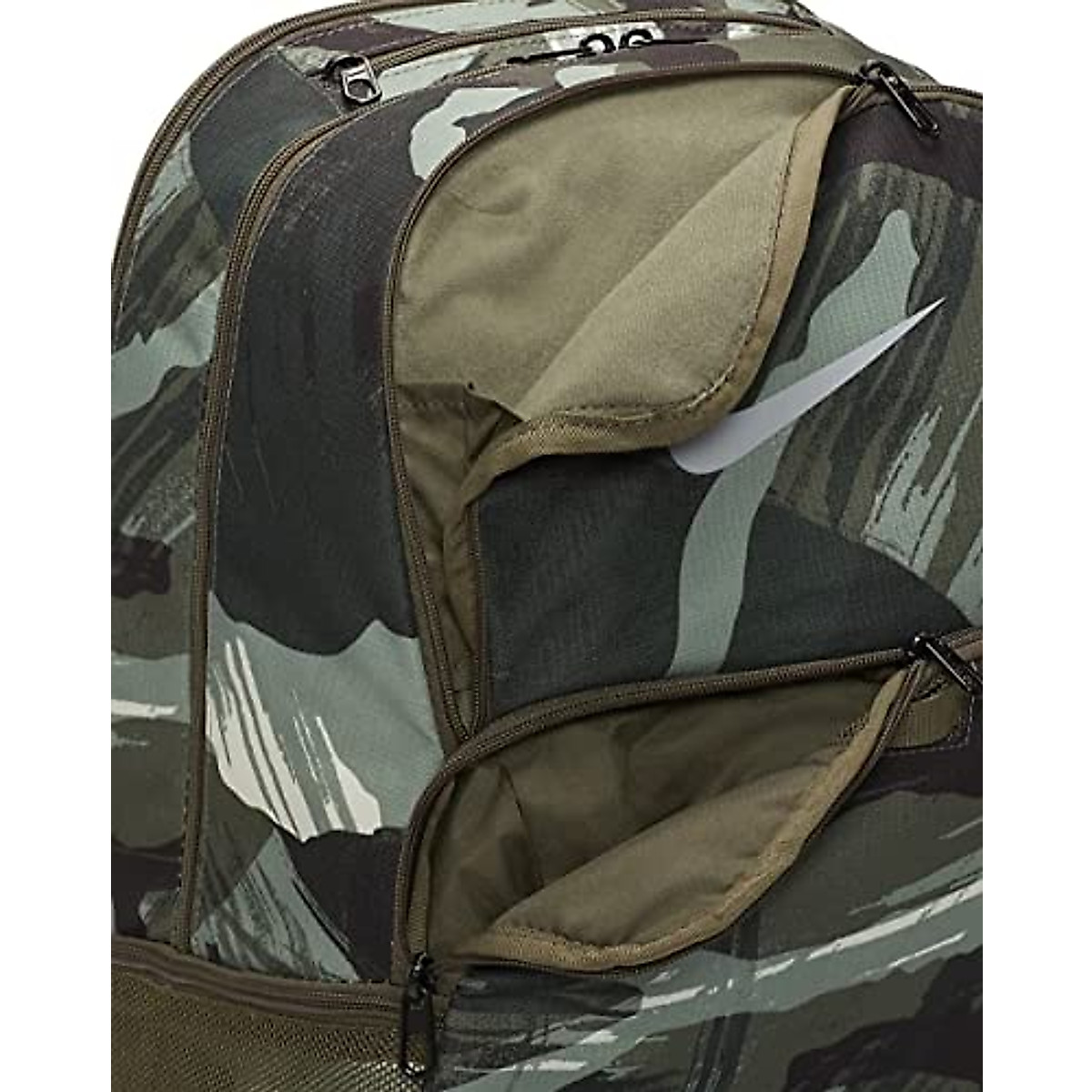 Nike Brasilia X-Large Backpack-9.5 (Medium Olive/Black/Particle Grey, Misc)