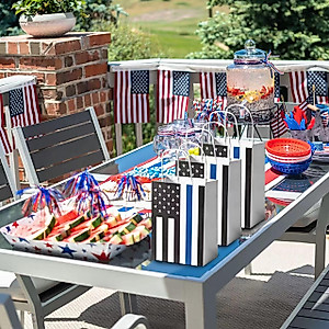 DodelyGz 12 Packs Police Officer Party Gift Bags,Police Graduation Party Retirement Party Birthday Party Favor Supplies,Police Appreciation Party