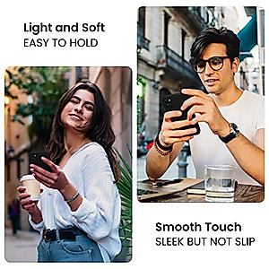 FireNova for iPhone 12 Pro Max Case, Silicone Upgraded [Camera Protecion] Phone Case with Soft Anti-Scratch Microfiber Lining, 6.7 inch, Black