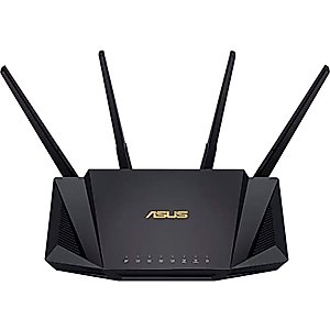 ASUS RT-AX58U Dual Band WIFI Router (RT-AX3000) (Renewed)