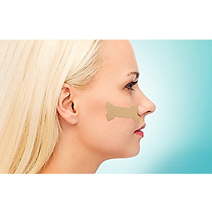 Nasal Strips - Stuffy Nose Strips - GO ON CHEEKS NOT OVER NOSES! INSTANT RELIEF For Allergies, Colds, Flu, Sinus Issues and Snoring. PULLs Open Airways by Over 61% vs 30% for Nose Strips! 30 Ct