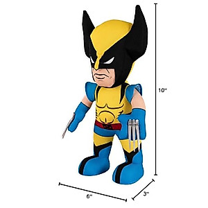 Bleacher Creatures Marvel Wolverine 10" Plush Figure - A Superhero for Play and Display