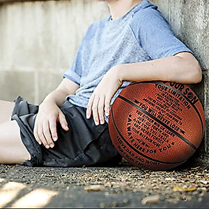 Tree Life Engraved Boys Basketball Gifts for Son - to Our Son - Your Limitation It’s Only You Imagination - from Dad and Mom Christmas Birthday Gifts Indoor/Outdoor Basketball 29“