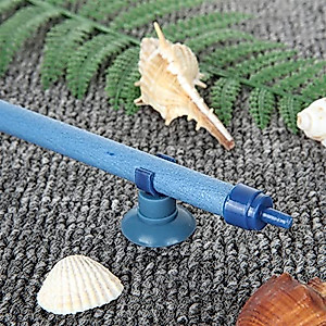 RHBLME Air Stone Bar with Suction Cups, 6-Set, 8 Inch Aquarium Bubble Wall Fish Tank Bubble Bar Tube Bubble Release Diffuser Bar for Fish Tank Aquarium Hydroponics Pump