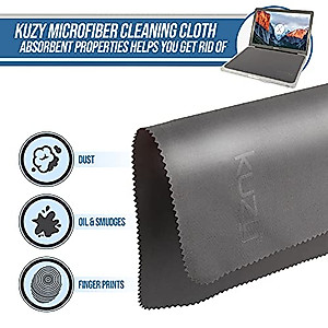Kuzy Microfiber Cleaning Cloth for Electronics - MacBook Screen Cleaner Pro 13 14 15 16 inch and Air 13 inch - Microfiber Keyboard Cover Cloth - Glasses Cleaning Cloth - Eyeglass Cleaning Cloth, 1pc