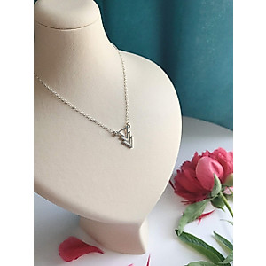 VIY Personal Card Tribe necklace, Friendship necklace for women, Tribe gifts, Badass women presents, Best friend necklaces for women, Three triangle pendant for my bride tribe, Badass squad necklace