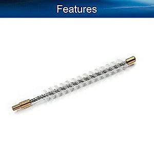 Bettomshin Freezer Refrigerator Coil Cleaning Tool 12.5mm/0.49 inch Dia Bristle Brush White 1Pcs