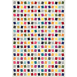 nuLOOM Bettye Squares Area Rug, 8' x 10', Multi