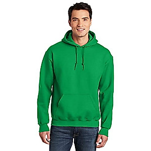 Gildan Blank Hoodie - Hooded Sweatshirt - Unisex Style 18500 Adult Pullover Irish Green