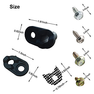 4318165 Refrigerator Door Closer Cam Kit Replacement Part for Whirlpool Kenmore KitchenAid Refrigerators - Replaces AP3103517 AH358690 EA358690 2182178 WPW10329686