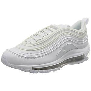 Nike Boy's Air Max 97 (Big Kid) White/White/Metallic Silver 4.5 Big Kid M