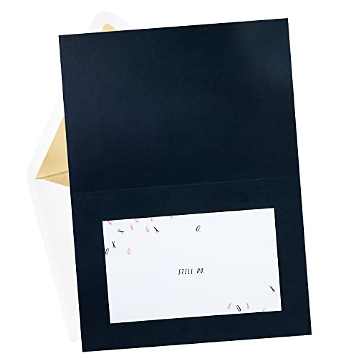 Hallmark Signature Anniversary Card, Love Card for Significant Other (Gold Foil Hearts)