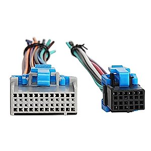 RED WOLF Car OE Radio Wire Harness Stereo Female Plug Compatible with GM GMC Chevy Silverado Buick Cadillac Pontiac 2002-2007 Model Replace Factory Stereo Wiring Cable Connector