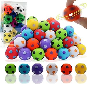 32 Pack Mini Fidget Spinners Soccer Ball Toys Party Favors for Kids, Goodie Bags Stuffers, Classroom Prizes, Pinata Filler, Birthday Return Gifts,Treasure Box Bulk Toys