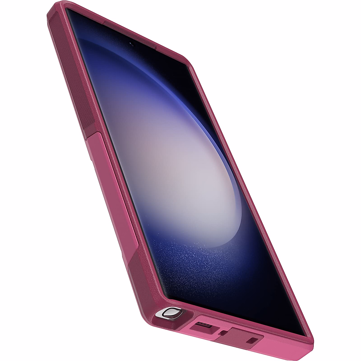 OtterBox Galaxy S23 Ultra Commuter Series Case - INTO The Fuchsia (Pink), Slim & Tough, Pocket-Friendly, with Port Protection