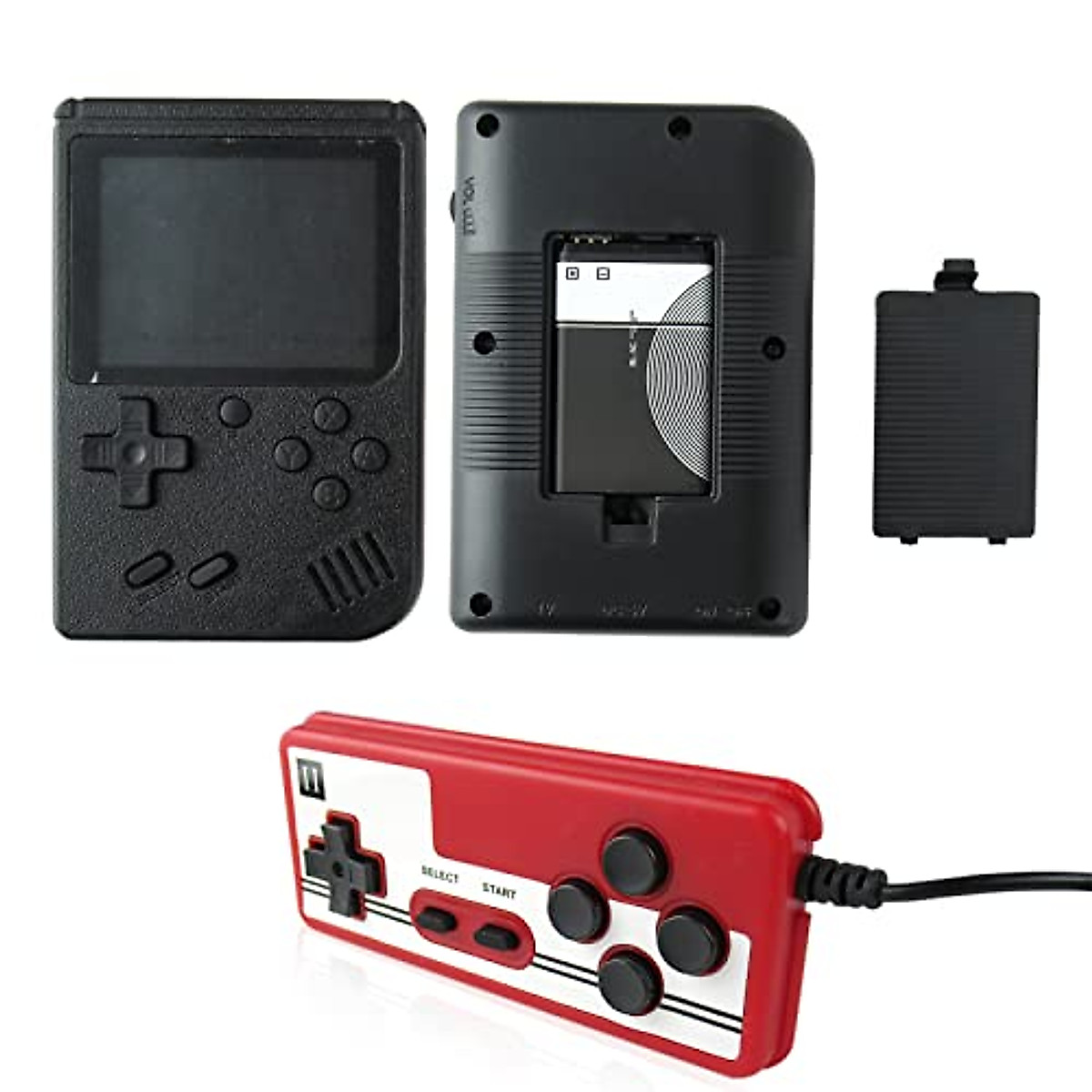 Retro Game Player Handheld Game Console 400 Classic Childhood FC Games The 3-Inch Color Screen Supports Connecting to a TV and Dual-Use Handle Games by GRABOTE