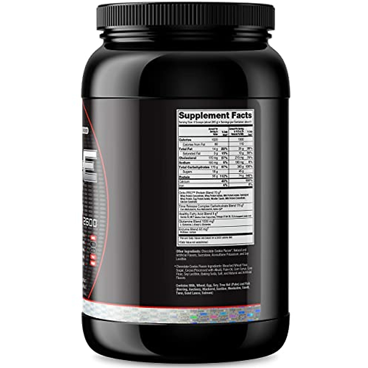 Ultimate Nutrition Muscle Juice Revolution Weight and Lean Muscle Mass Gainer Protein Powder with Glutamine, Micellar Casein and Time Release Complex Carbohydrates, Cookies N Cream, 4.69 Pounds
