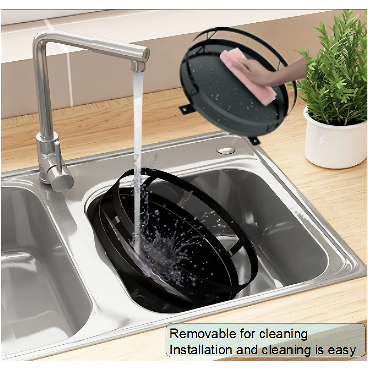 Turntable Spice Rack, 360 Degree Rotatable Seasoning Multi-Function Organizer with Suction Cup Feet for Cabinet Kitchen Refrigerator Bathroom Pantry Countertop Vanity