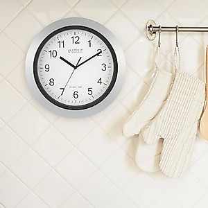 La Crosse Technology WT-3129S 12 Inch Atomic Analog Wall Clock