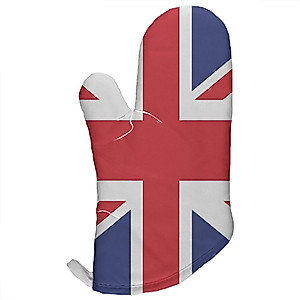 Old Glory British Flag Union Jack All Over Oven Mitt Multi Standard One Size