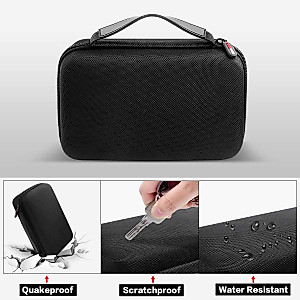 Case for Hatteker Hair Clipper Cordless, Beard Trimmer Organizer Storage with Case for Andis Professional T-Outliner Beard/Hair Trimmer - 2 Pack