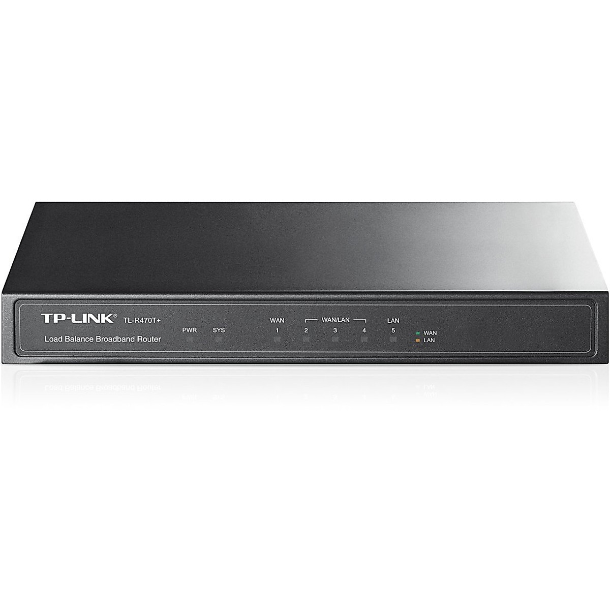 TP-LINK TP LINK (TL-R470T+) Load Balance Broadband Router, 1 WAN, 1 LAN, 3 Changeable WAN/LAN Ports