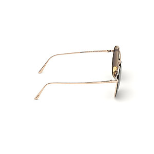 Tom Ford Round Sunglasses TF757 Cleo 28A Gold 59mm FT0757