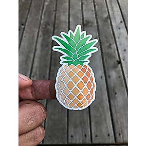 Pineapple Sticker, Laptop Sticker, Water Bottle Sticker, Phone sticker, Window Sticker, Tropical Sticker, Funny Sticker, Food Sticker