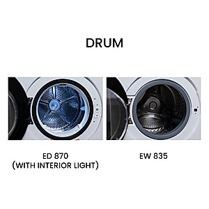 Equator Deluxe Laundry Set Digital Washer 1.9cf 110V+ Vented Dryer 4cf 110V