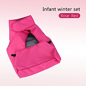 Baby Stroller Foot Muff with Pink Universal Baby Stroller Warmer for Pushchair Pram Footmuff Windshield Cover