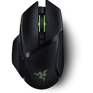 Razer Basilisk Ultimate HyperSpeed Wireless Gaming Mouse w/Charging Dock 20K DPI Optical Sensor - Chroma RGB - 11 Programmable Buttons - 100 Hr Battery - Classic Black (Renewed)