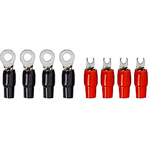 InstallGear 4 Gauge Amp Wiring Kit | Amp Kit with Amplifier Installation Wiring True Spec and Soft Touch Wire | 4 Gauge Wire, Amplifier Wiring Kit, Sub Wiring Kit