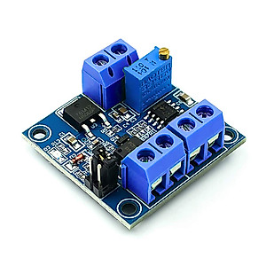 WSDMAVIS 2Pcs PWM to Voltage Module 0% -100% PWM Converted to 0-10V Voltage Digital Analog Signal Converter for PLC Signal Interface Switching