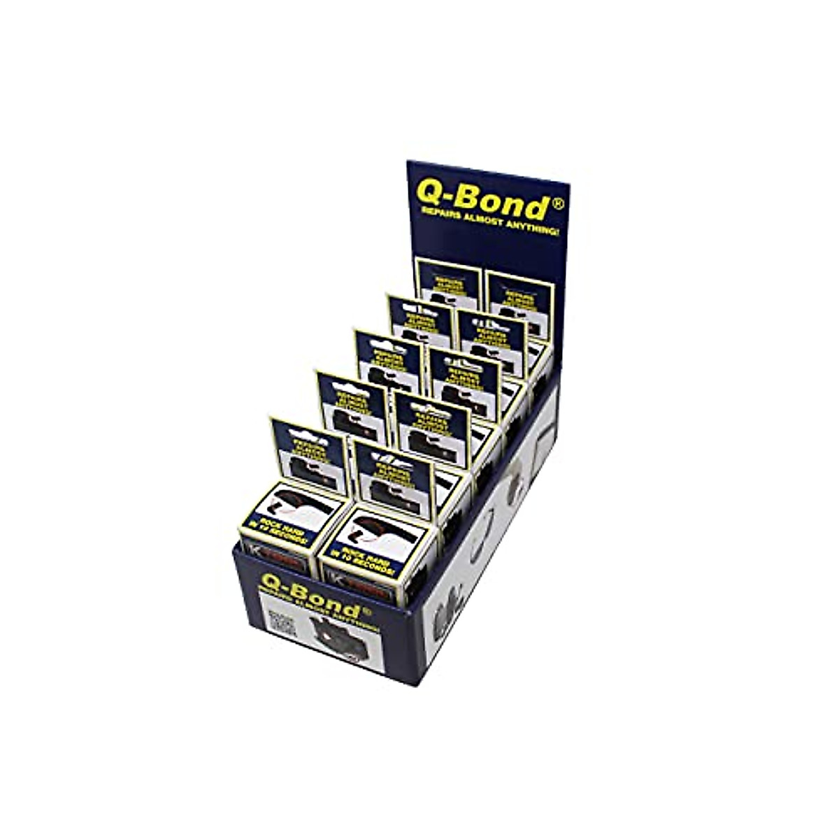 K Tool International 90003 Q Bond Ultra Strong Adhesive Kit for Garages, Repair Shops and, DIY, Hard Plastics/PVC/Metals, (2) Adhesive Bottles, (1) Plastic and (1) Metal Reinforcing Powders, 10 Pack