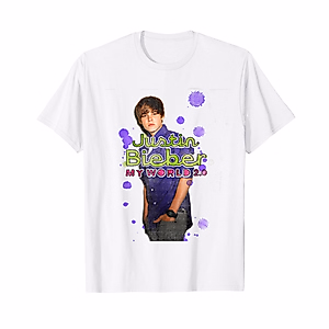 Official Justin Bieber My World 2.0 White T-Shirt