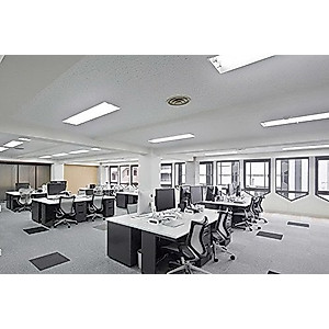 LUXRITE F54T5/841/HO 54W 46 Inch T5 Fluorescent Tube Light Bulb, 4100K Cool White, 4200 Lumens, G5 Mini Bi-Pin Base, LR20770, 6-Pack