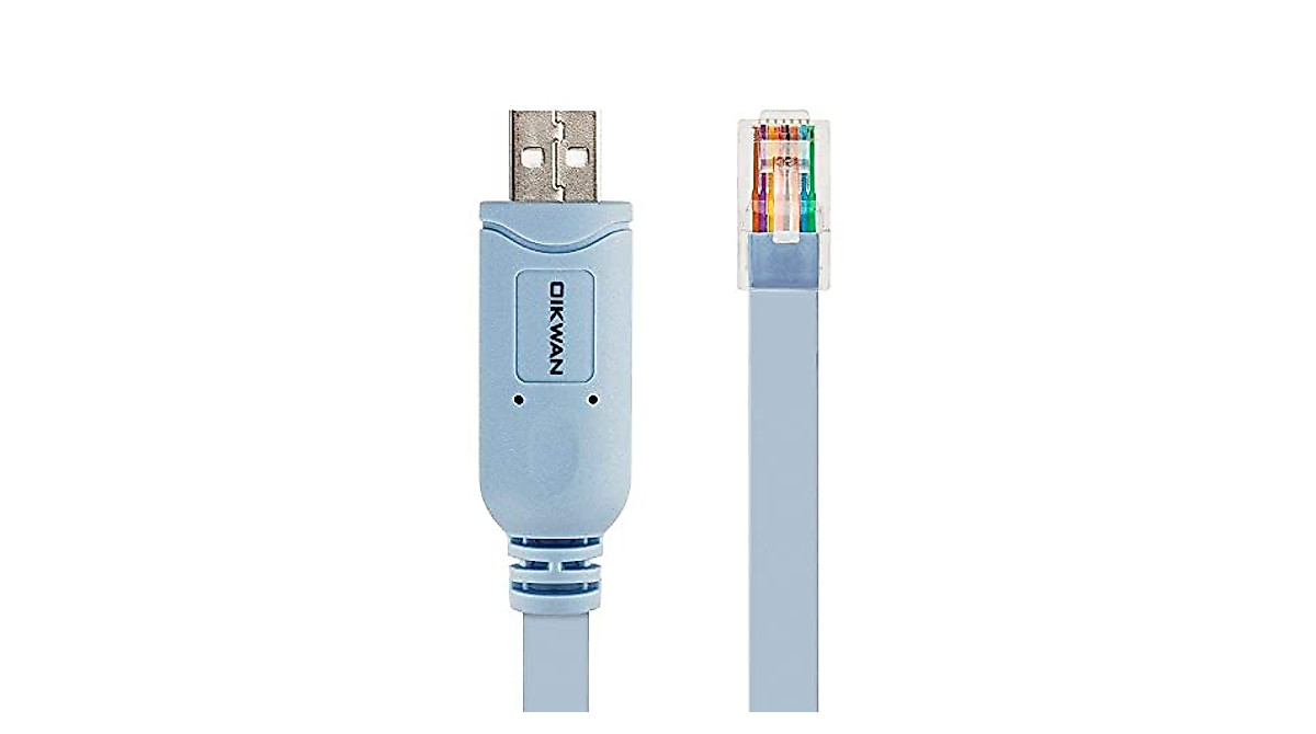 OIKWAN USB Console Cable for Cisco & Juniper Routers | High-Speed 6FT