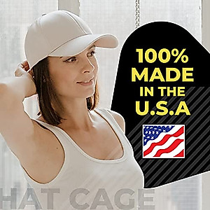 BallcapBuddy - Original and Patented Hat Cleaner, Hat Washer for Washing Machine or Dishwasher, Cap Washer Frame for Flat & Curved Hats, 2 Pack, Black, Made in USA