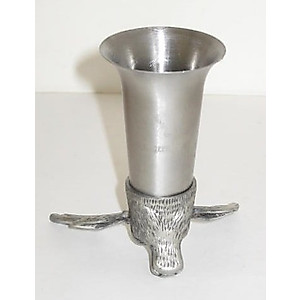Jagermeister Deer Stag Head Pewter Shot Glass