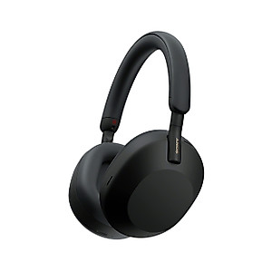 Sony WH-1000XM5 The Best Wireless Noise Canceling Headphones with Auto Noise Canceling Optimizer & 3.5” LCD Vlog Monitor with Mount and USB-C Cable