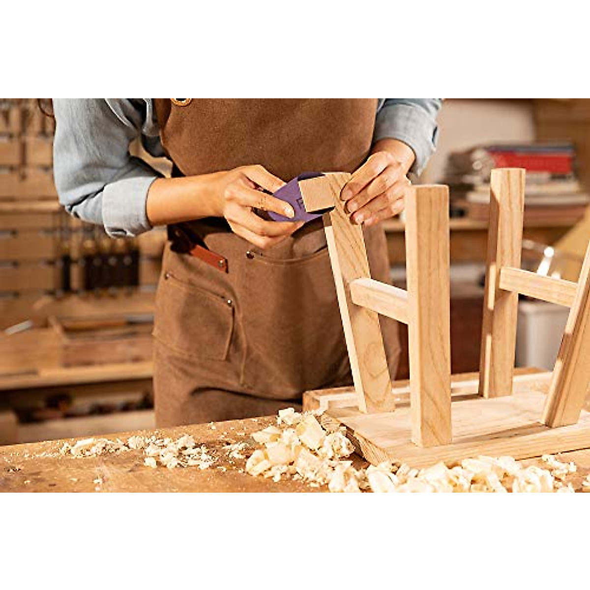 Sandpaper 400 Grit,Wet Dry Sanding Sheets,High Performance White Fused Alumina Abrasive Sand Paper for Wood Furniture Finishing,Metal Grinding,Automotive Polishing,9 x 11 Inch,Purple,10-Pack