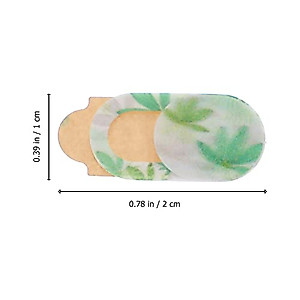 SOLUSTRE Laptops 18pcs Laptop Flower Printed Phone Camera Blocker Covers Tablet Slide Cover Web Webcam Computer Camera Slides