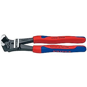 KNIPEX - 62 02 200 Tools - High Leverage Bolt End Cutting Nippers, Multi-Component (6102200)