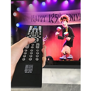 Replacement Remote Control for Mitsubishi TV 290P187A10 LT-46153 LT-55265 LT-55164 WD-60C9 WD-65C9 WD-65638 WD-65638CA WD-73837