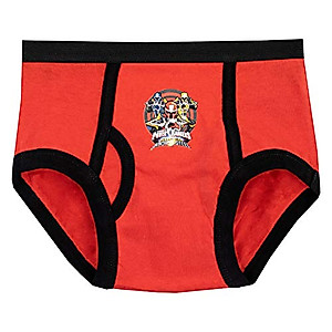 Power Rangers Boys' Underwear Size 5 Multicolored