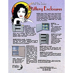 MidNite Solar MNBE-D Battery Enclosure